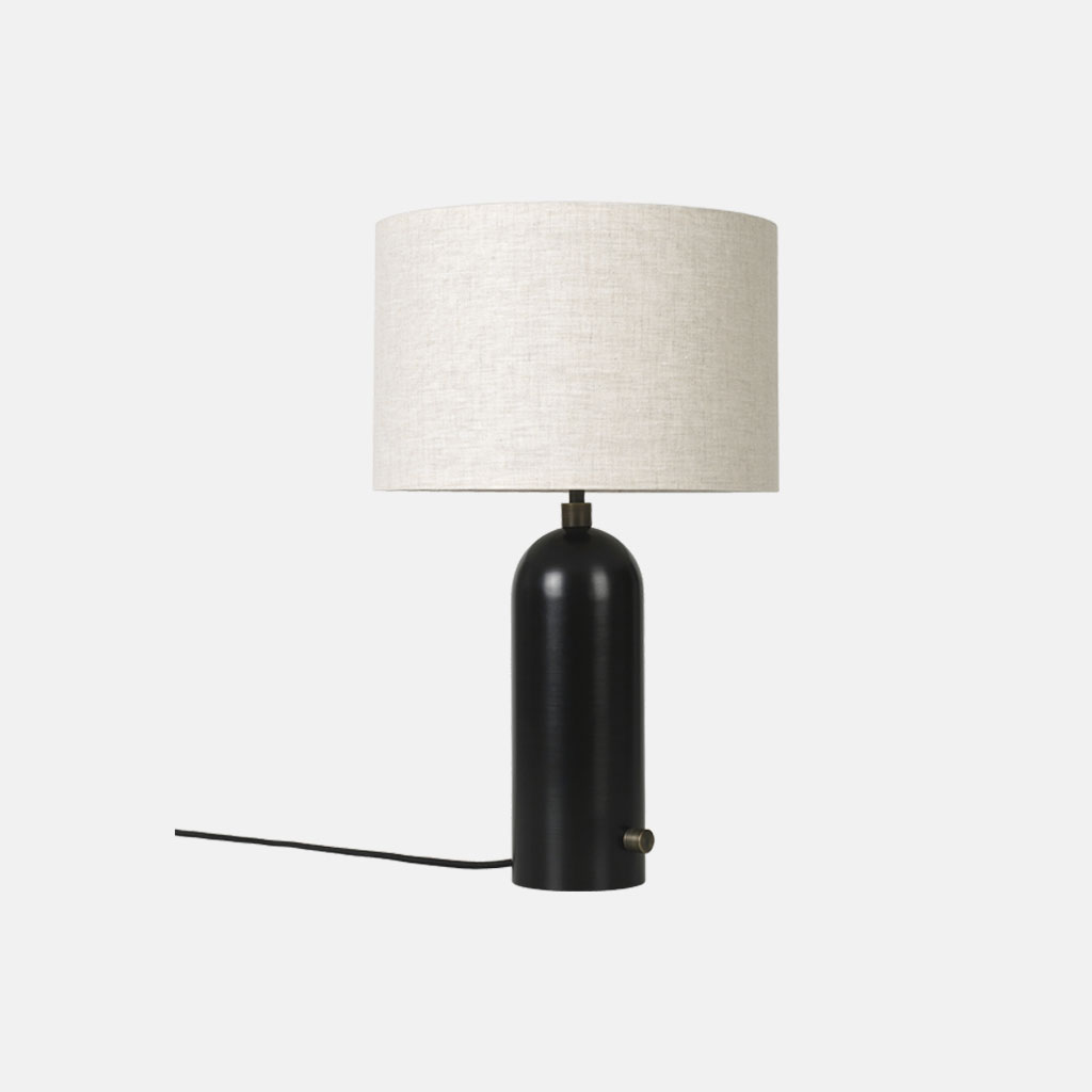Gravity Table Lamp - Blackened Steel - Mariella Interiors